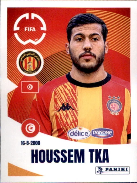 PANINI FIFA CLUB World Cup 2025 Sticker 216 - Houssem Tka - ES de Tunis ...
