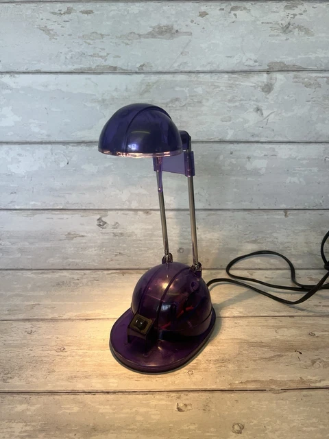 IKEA STYLE DESK Lamp Purple Lilac Adjustable Halogen Light Retro ...