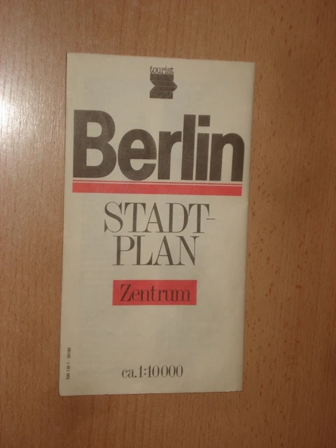 STADTPLAN MAP BERLIN Zentrum DDR VEB Landkartenverlag 1986 EUR 1,00 ...