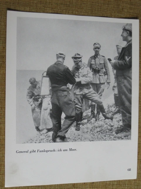 ORIGINAL GERMAN PHOTO GENERAL ERWIN ROMMEL 7th PANZER DIVISION RADIO ...