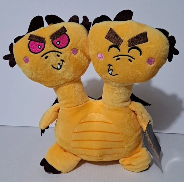 MONSTER MANIA PLUSH 2-Headed Japanese Flying Dragon Ghiddy NWT $25.00 ...