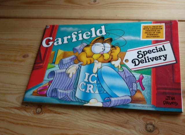 JIM DAVIS GARFIELD SPECIAL DELIVERY 1986 Vtg Jim Davis 90s Vintage ...