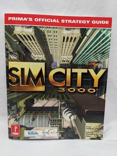 SIM CITY 3000 Prima's Official Strategy Guide Book With Electronic Arts ...