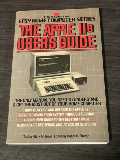 EASY HOME COMPUTER Series The Apple IIe User’s Guide book Infocom ...