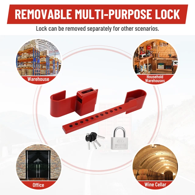 SHIPPING CONTAINER LOCKS Heavy Duty Equipment Lock Cargo Door Lock ...