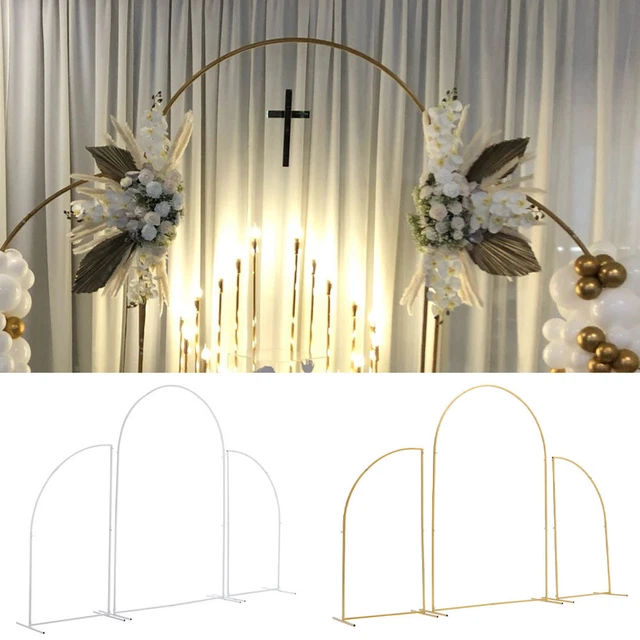 HEAVY DUTY WEDDING Arch Frame Backdrop Stand Birthday Party Props Free ...
