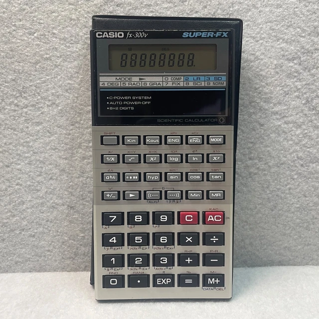 CASIO FX-300V SUPER-FX Solar Powered Scientific Calculator £4.70 ...