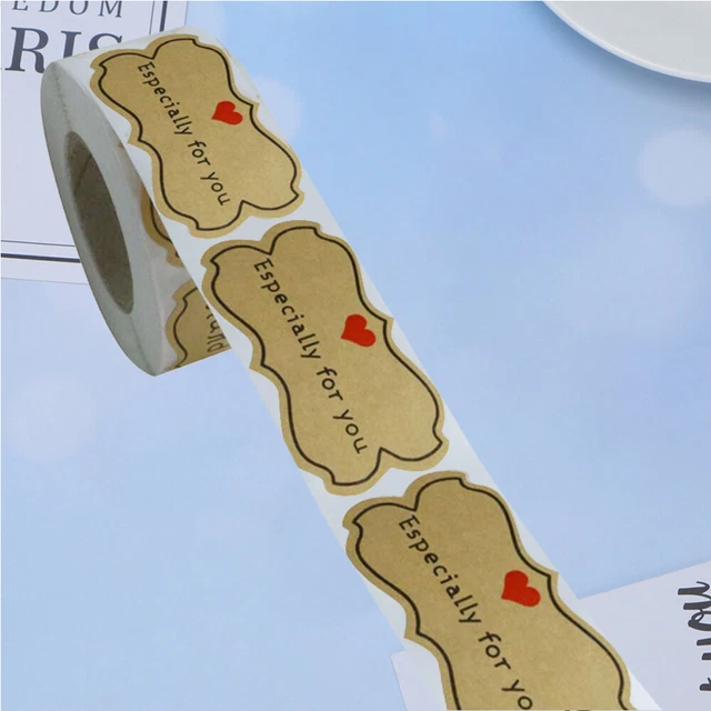 HANDMADE SEALING STICKER Envelope Stickers Seals Photo Album Kraft ...