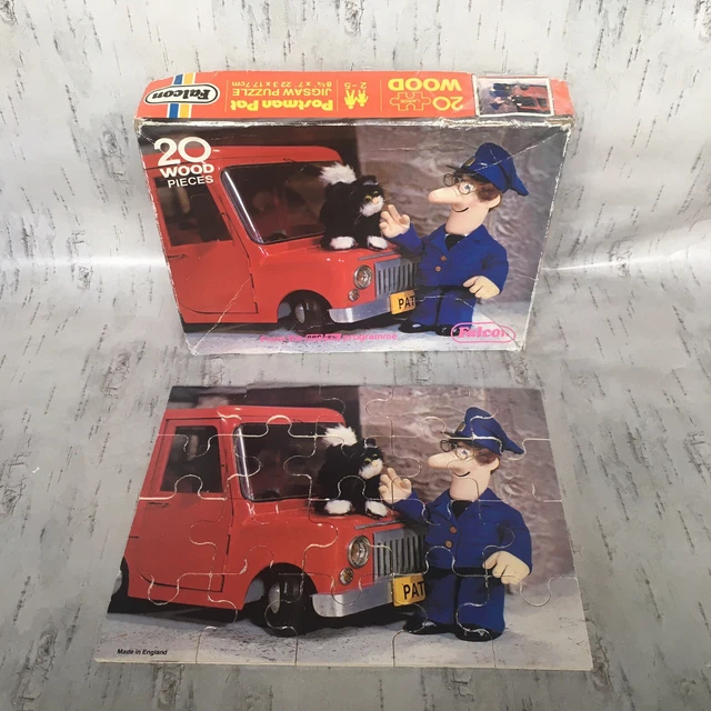 VINTAGE POSTMAN PAT Jigsaw Puzzle 20 Pieces Falcon BBC 1980s 1981 ...