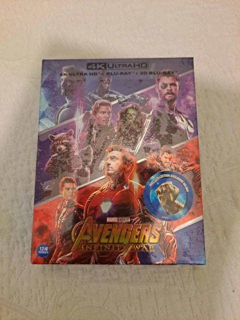 AVENGERS INFINITY WAR [4K UHD + 3D + 2D] Blu-ray STEELBOOK [WeET ...