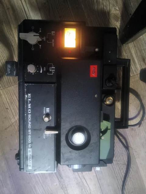 ELMO SOUND ST-600 M 2-Track Super 8 MOVIE W/Sound! PROJECTOR ~SERVICED ...
