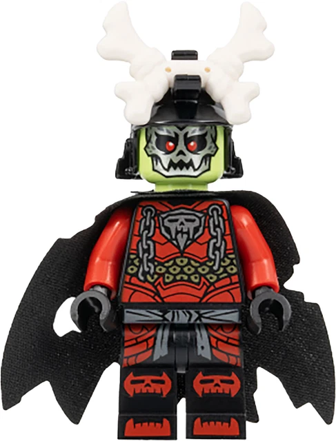 LEGO® NINJAGO MINIFIGURE Bone King - Large Bone, Cape Item No: njo795 ...
