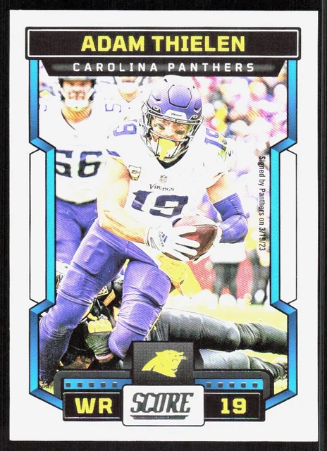 ADAM THIELEN 2023 Score K20 #114 Panthers de la Caroline EUR 1,75 - PicClick FR