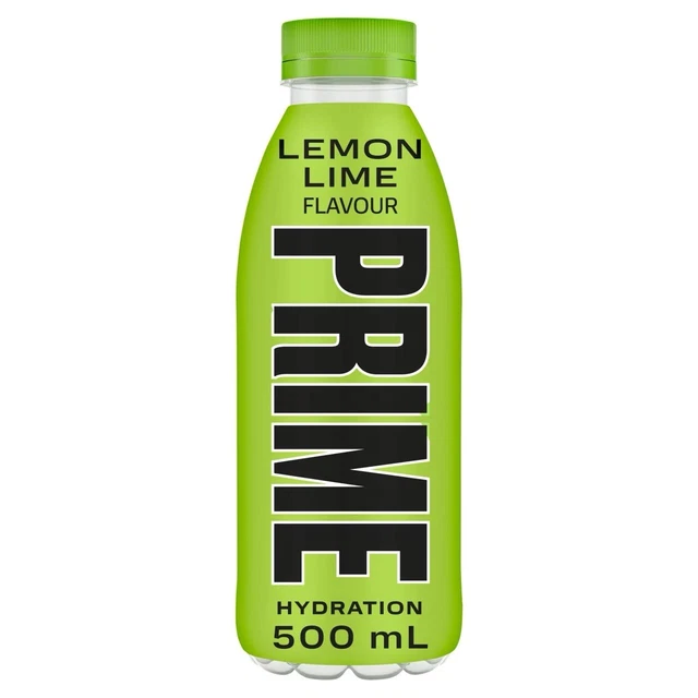 PRIME HYDRATION ENERGY Drink, Lemon Lime - 500ml £1.75 - PicClick UK