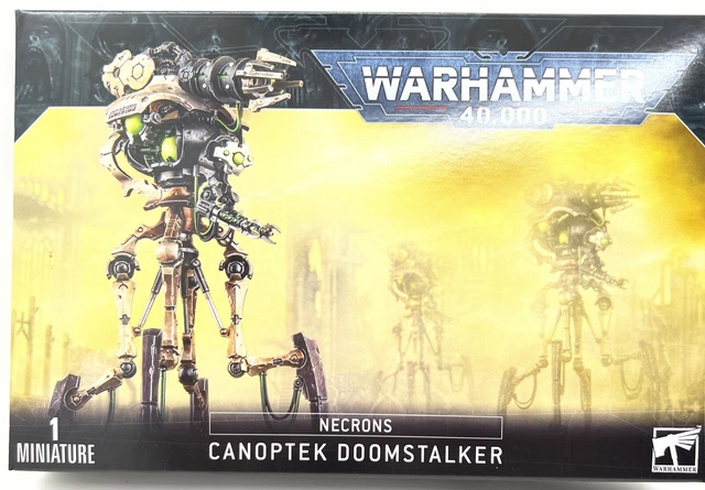 GAMES WORKSHOP WARHAMMER 40K Necrons Canoptek Doomstalker Miniature $40 ...