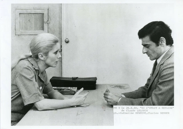 CATHERINE DENEUVE CHARLES Denner "Si C'etait A Refaire" Lelouch Photo ...