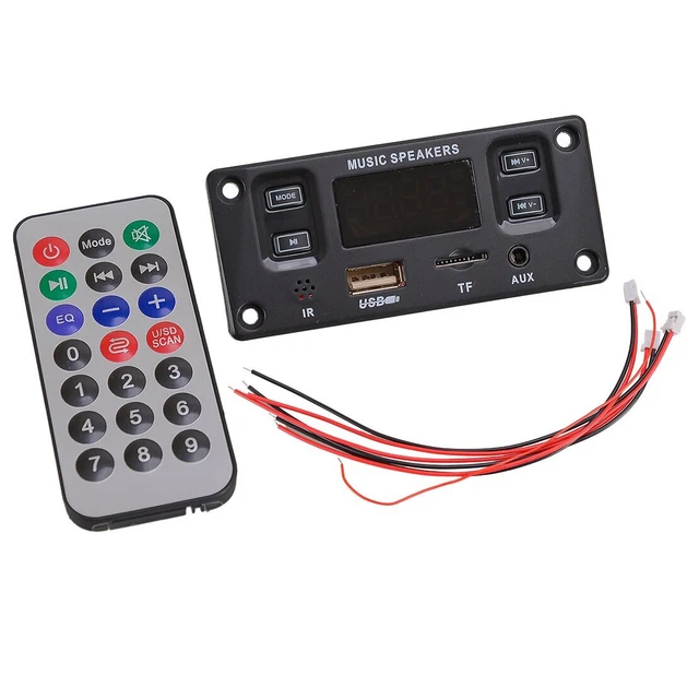 FM RADIO MODULE Bluetooth MP3 Decoder Board USB TF Music Player Kit ...