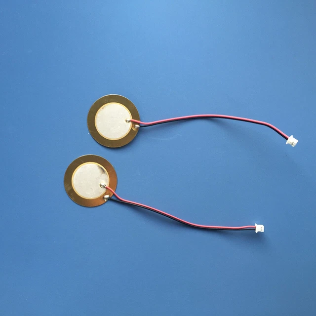 10 PCS PIEZO Trigger Disc Piezoelectric Transducer Diaphragm Elements £ ...