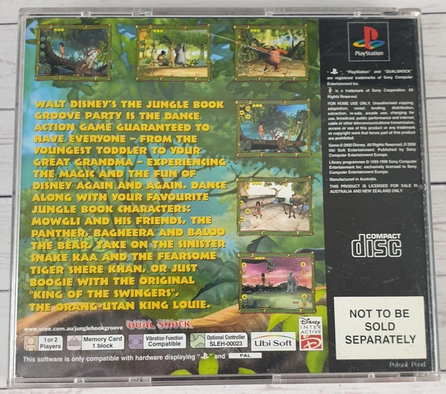 WALT DISNEY'S THE Jungle Book: Groove Party for Sony PS1/PS2/PS3 with Manual $9.77 - PicClick AU