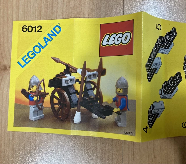 LEGO VINTAGE CASTLE 6012 Siege Cart instructions only EUR 15,00 ...