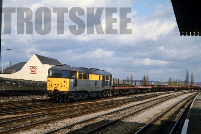 35MM SLIDE BR British Rail Diesel Loco Class 31 31110 Newport 1993 Orig ...