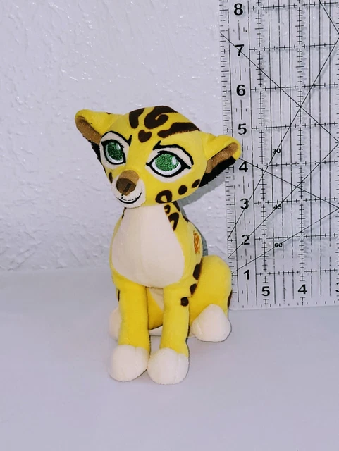 DISNEY JUNIOR TY Fuli The Cheetah 7" Plush Toy Stuffed Animal The Lion ...