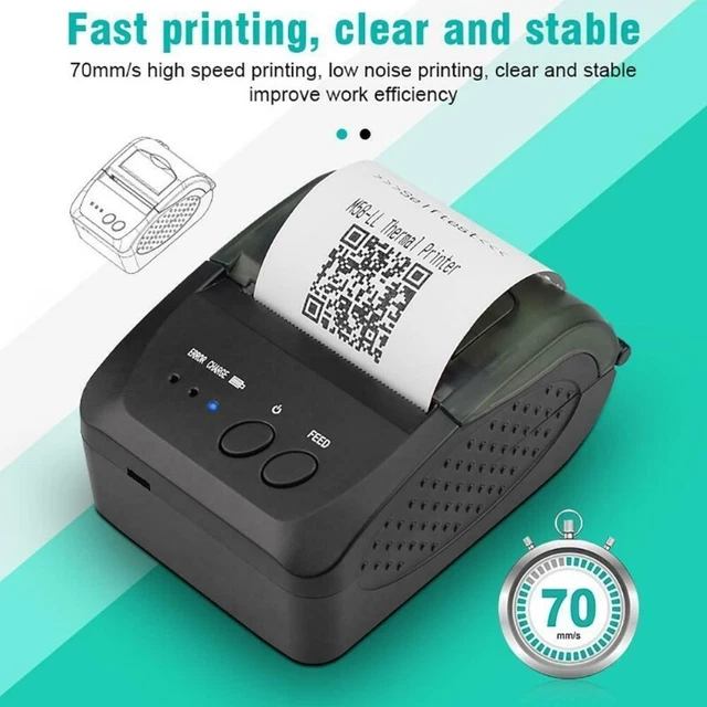 58MM USB BLUETOOTH Receipt Thermal Printer ESC/POS Printer For Android ...