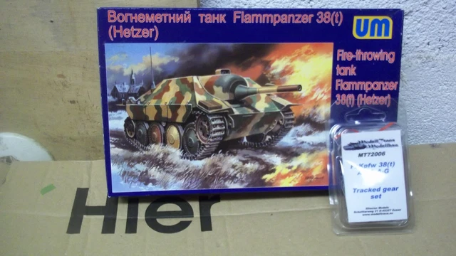 UM/MODELLTRANS 1/72 38.T Flammhetzer mit Resinfahrwerk Modelltrans EUR ...