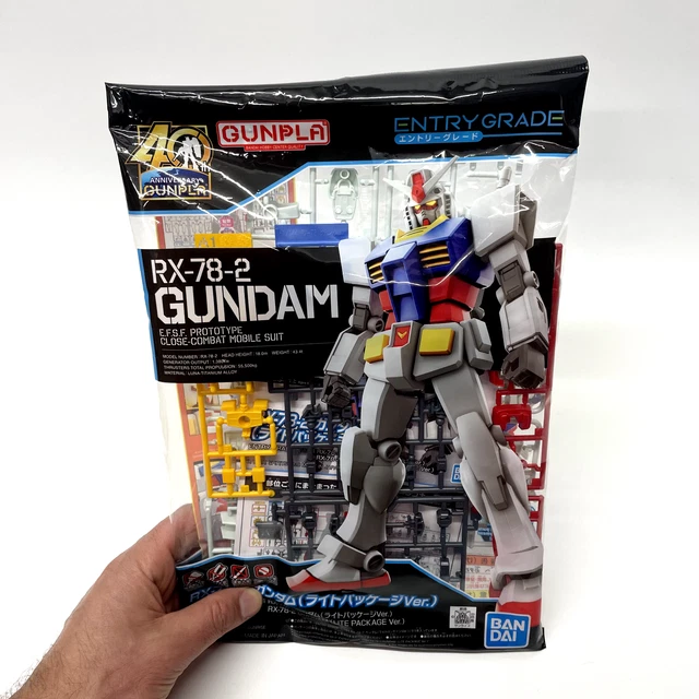 ENTRY GRADE - RX-78-2 GUNDAM MODEL KIT - 40th Anniversary Gunpla (Japanese) £19.99 - PicClick UK