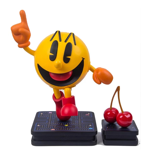 PAC-MAN EXCLUSIVE INCLUDES Cherry On Base | First4Figures | Resin ...