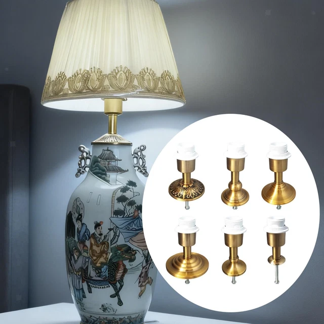 DESK LAMP HOLDER Fixed Base E27 DIY Easy to Install Table £17.17 ...