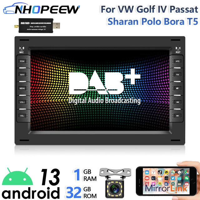 DAB+ ANDROID AUTORADIO Für Golf IV Passat Polo Bora T5 GPS Navi RDS FM ...
