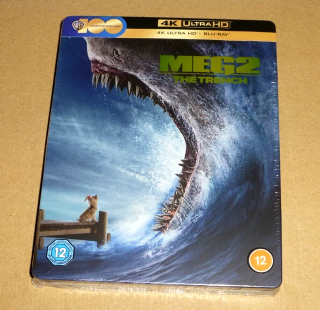 MEG 2 : The Trench - 4K Ultra HD + Blu-ray UK STEELBOOK édition limitée ...