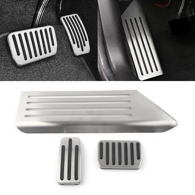 3 X PÉDALE d'appuie-pied frein à gaz accélérateur carburant pour Tesla ...