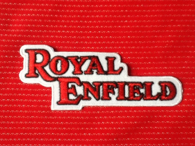 ROYAL ENFIELD MOTORCYCLE Thunderbird British Bike Biker Badge Iron Sew ...