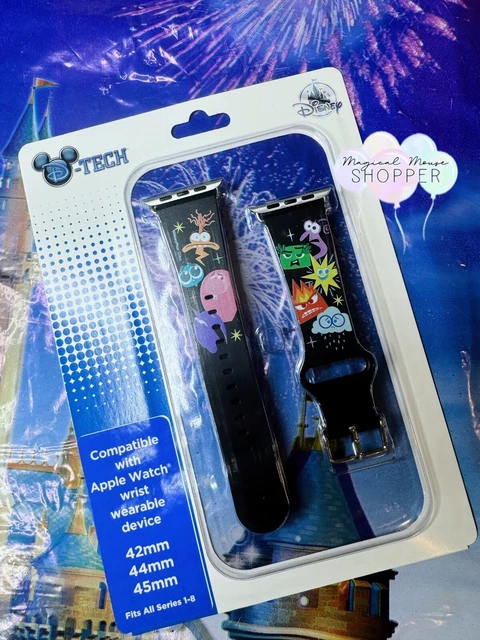 DISNEY PARKS PIXAR Inside Out 2 Emotions Apple Watch Band Black 38 40 ...