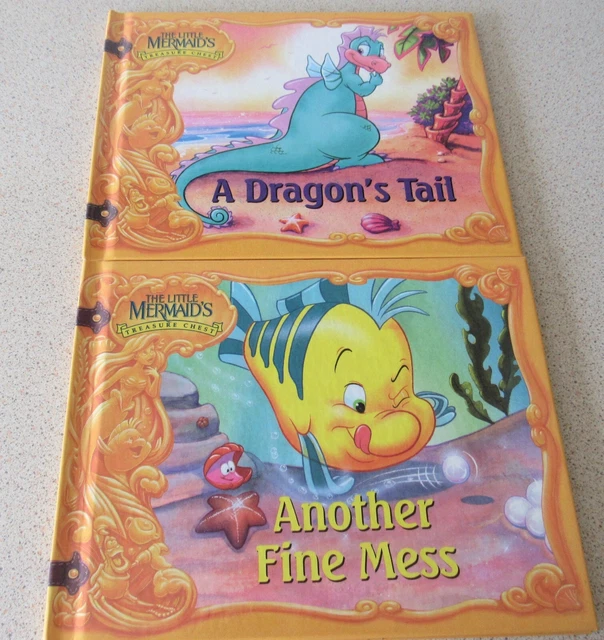 THE LITTLE MERMAIDS Treasure Chest x 2 Books A Dragons Tail, Another ...