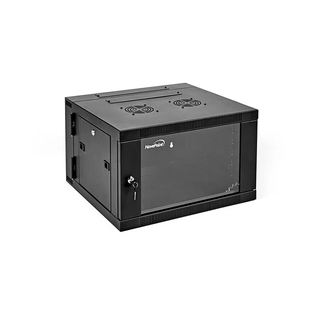 NAVEPOINT 6U WALL-MOUNT Network Rack Cabinet Enclosure, 650mm Depth ...