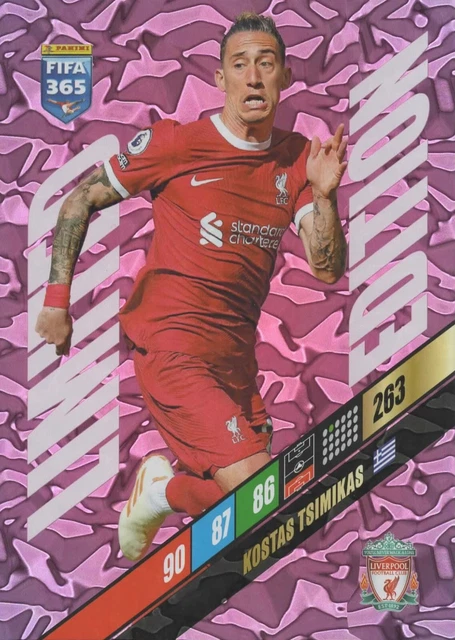 PANINI FIFA 365 Adrenalyn XL 2024 XXL Limited Edition Kostas Tsimikas ...