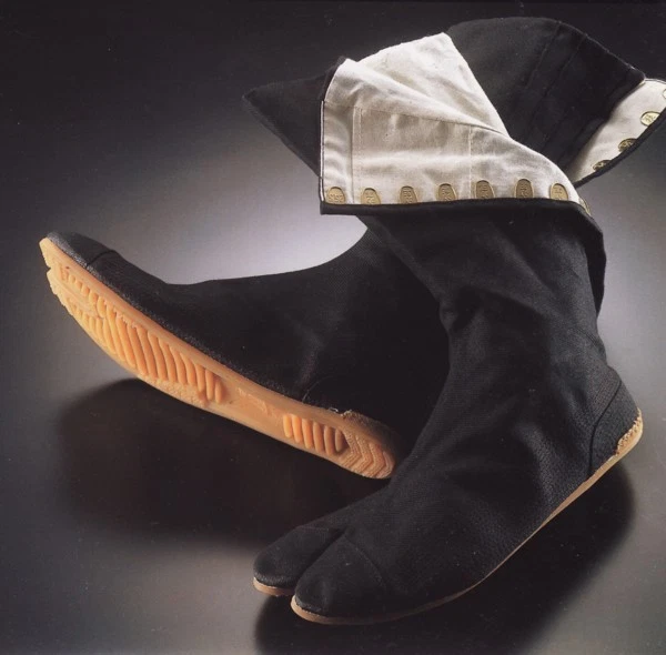 NINJA SHOES, JIKATABI Boots, Rikkio Martial Art Black Ninja Outdoor ...