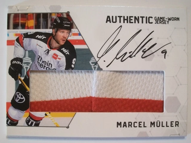 DEL 21/22 SIGNATURE Jersey Card Marcel Müller Kölner Haie 17/40 EUR 65,00 - PicClick DE