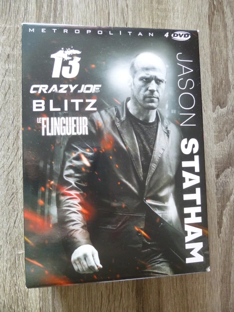 COFFRET 4 DVD Jason Statham: Crazy Joe / 13 / Blitz / Flingueur / NEUF ...