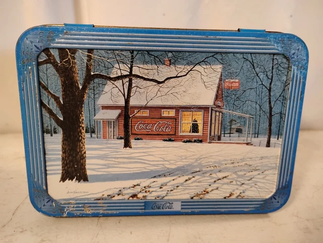 COCA-COLA COKE HINGED Collector Tin Box Box Company 2002 Store Barn ...