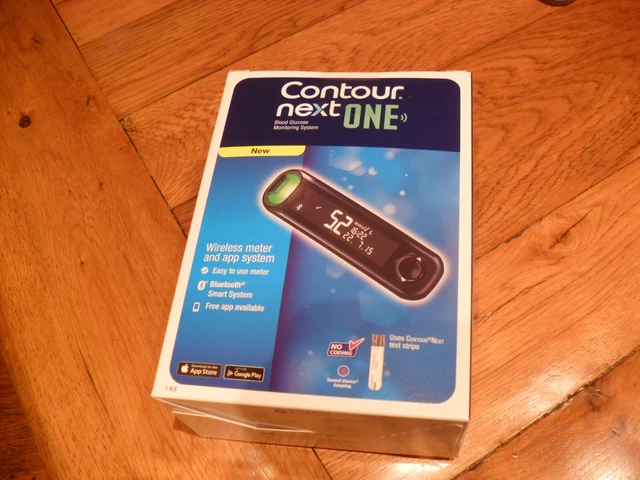 CONTOUR NEXT ONE Blood Glucose Monitoring System/Monitor/Meter+Test ...