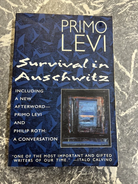 VINTAGE WAR BOOK Primo Levi Survival In Auschwitz Nazi Germany Ww2 V $9 ...