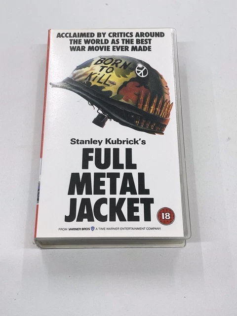 WARNER BROS FULL Metal Jacket n VHS PAL R Drama - Stanley Kubrick Mint condition £25.99 ...