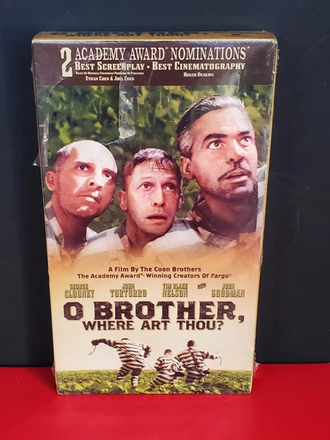OH BROTHER WHERE Art Thou Home Video (VHS, 2001) Clooney / Goodman ...