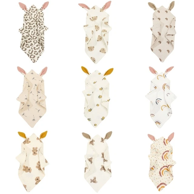 BABY MUSLIN SQUARES Organic Cotton Soft Skin-friendly Reusable Infant ...