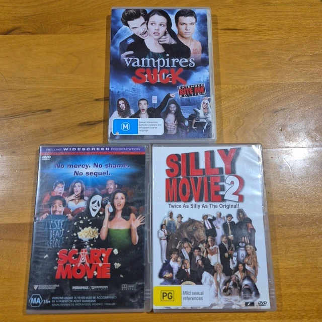VAMPIRES SUCK / Scary Movie / Silly Movie 2 Parody DVDs x3 Comedy ...