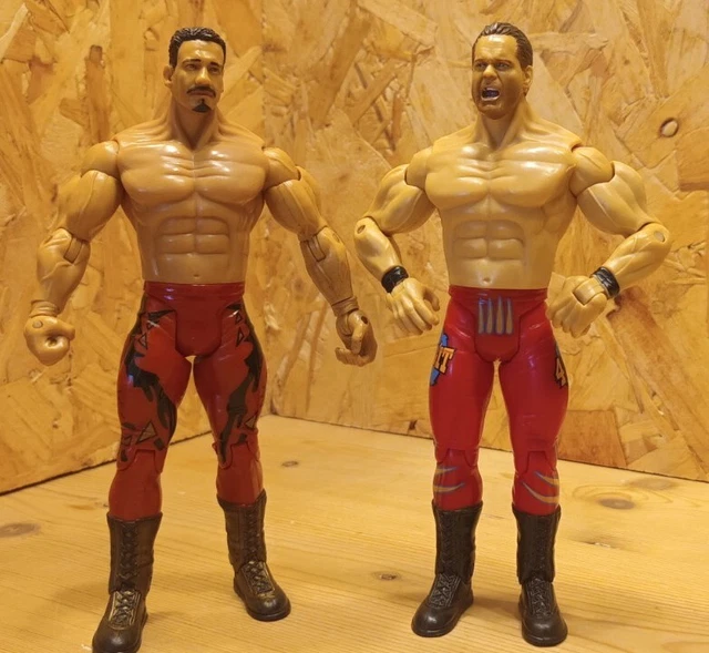 WWE/WCW/WWF WRESTLING EDDIE Gurrero & Chris Benoit With Championship Belt £8.99 - PicClick UK